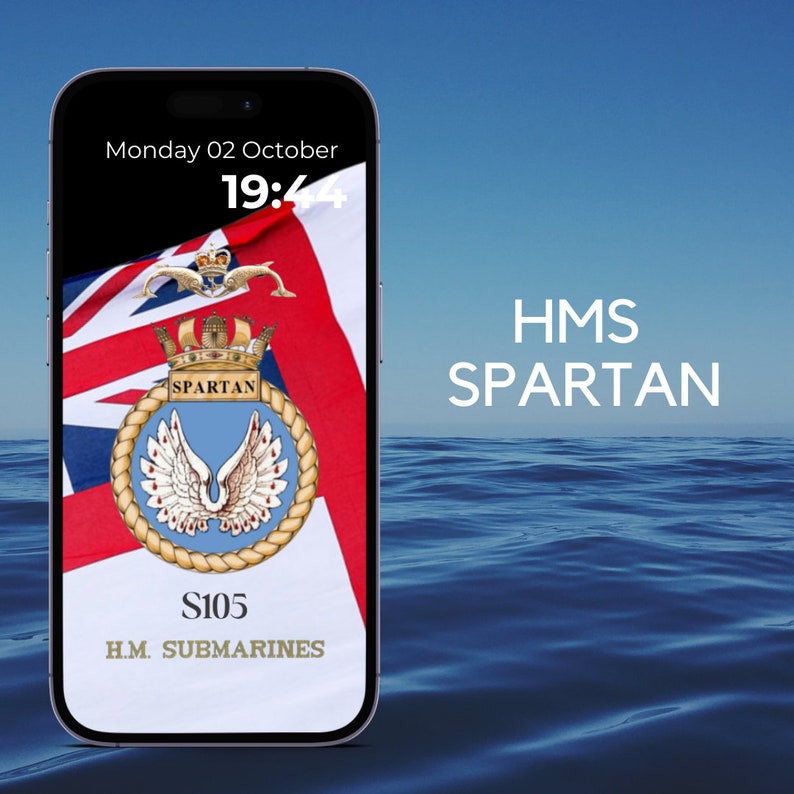 Royal Navy Submariner Wallpaper: HMS Spartan Dolphins (digital Download ...
