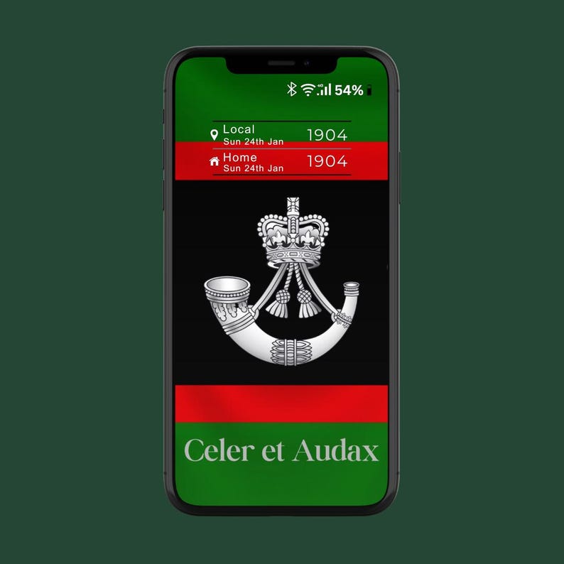 Phone Backgrounds: Rifles Regiment Design - British Army Digital ...