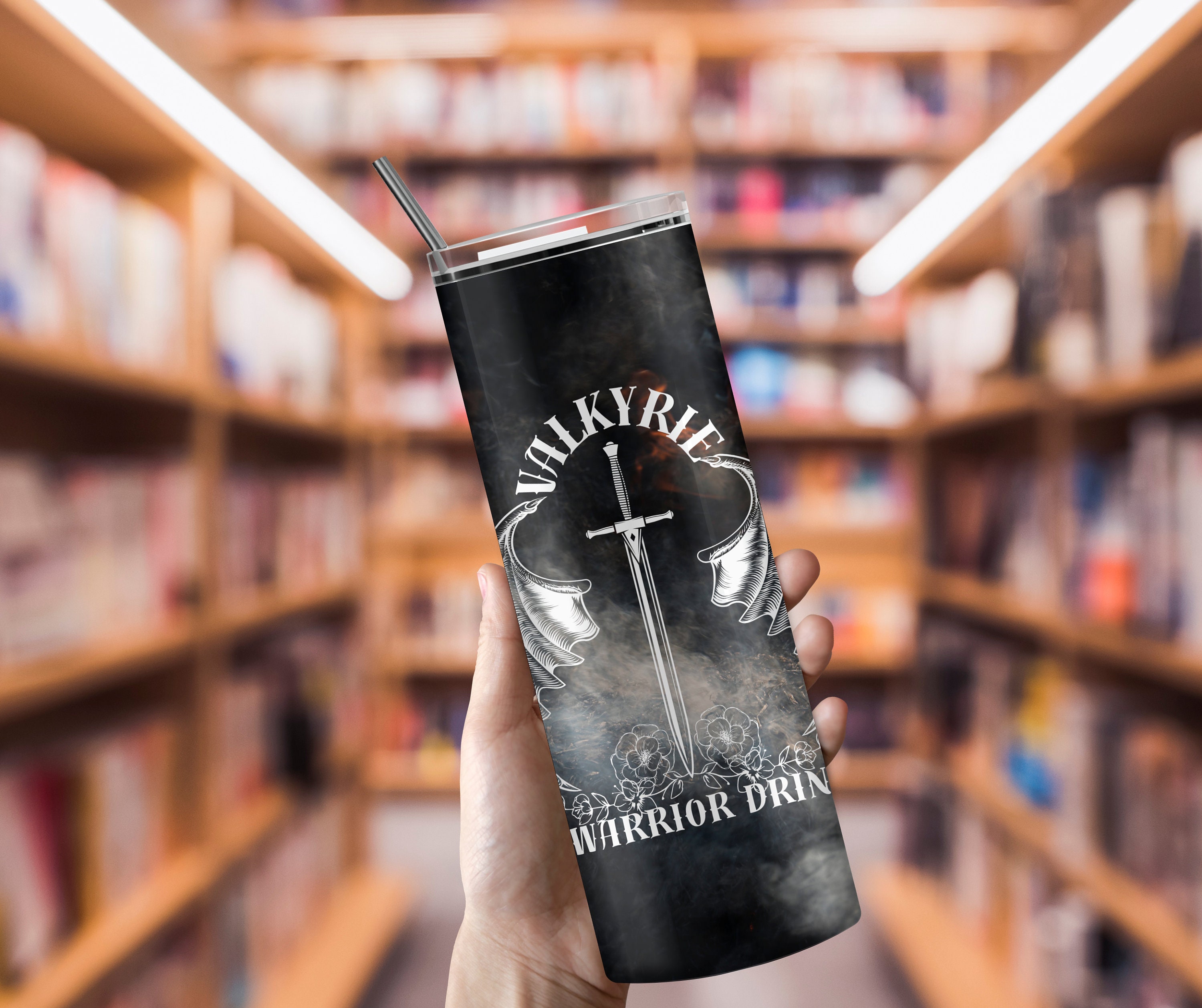 Personalized Valkyrie Warrior Stainless Steel Tumbler Custom Nordic ...