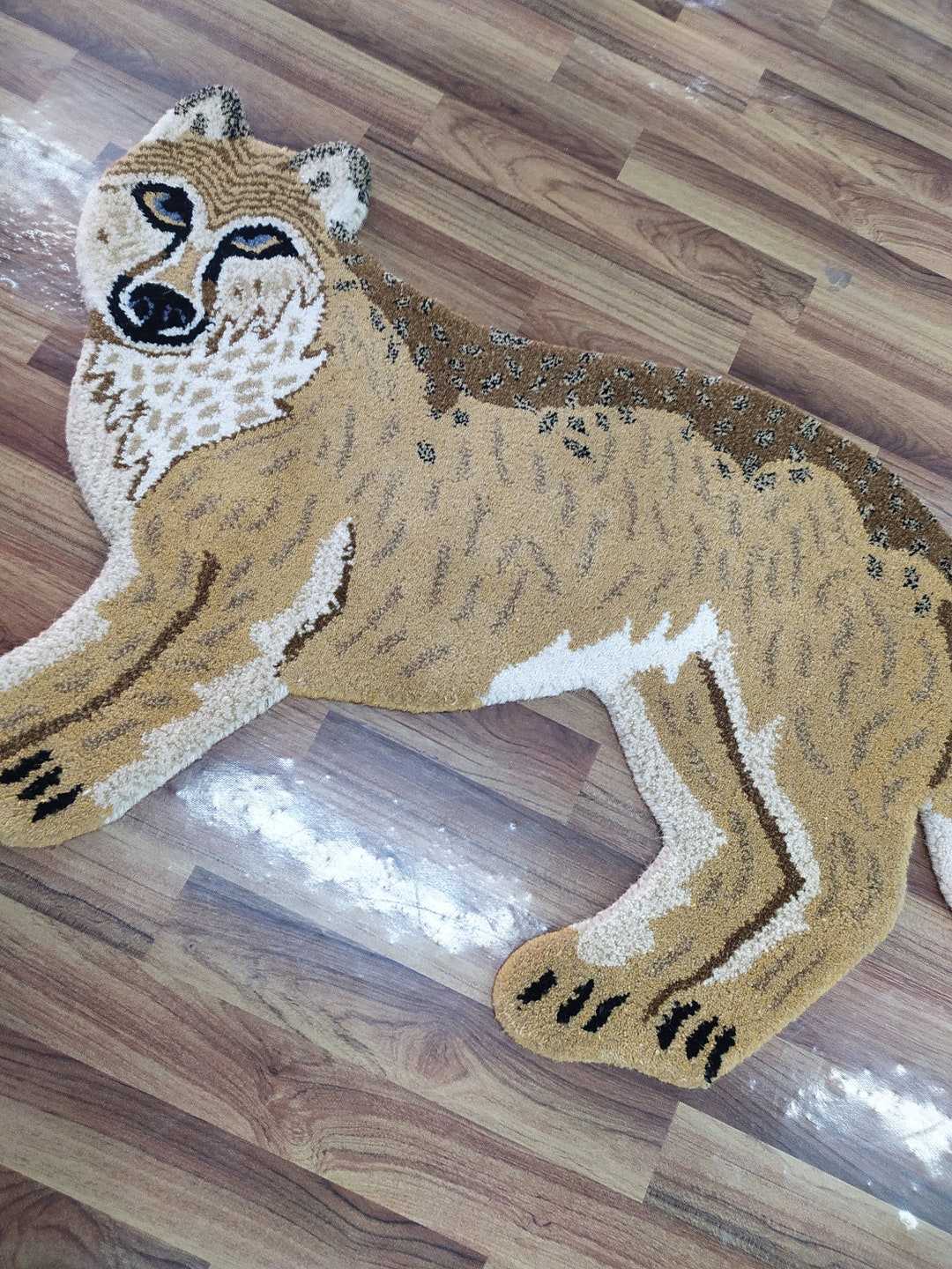 Kids Room and Art Room Special Animal Rug in Hand Tufted Style, Multi ...