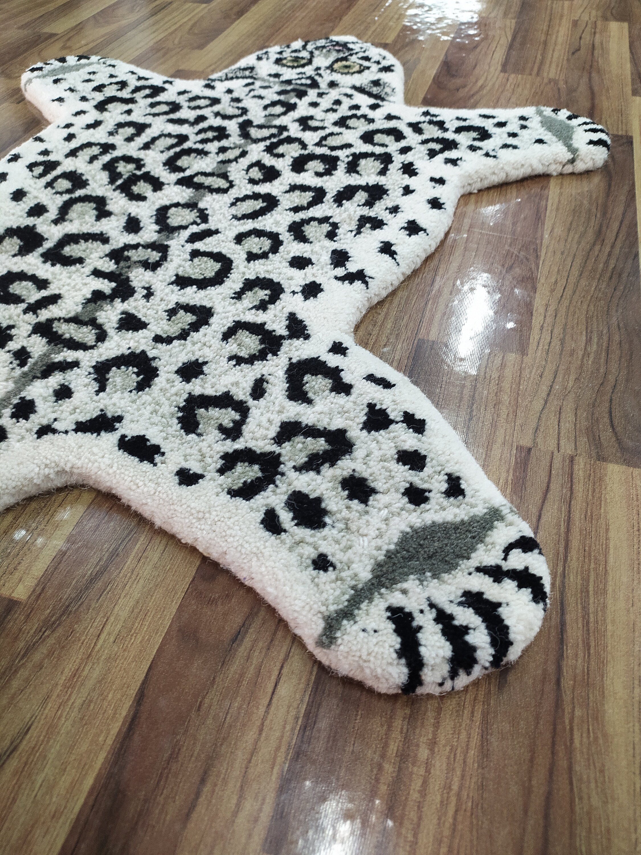 Kids Room and Art Room Special Animal Rug in Hand Tufted Style, Multi ...