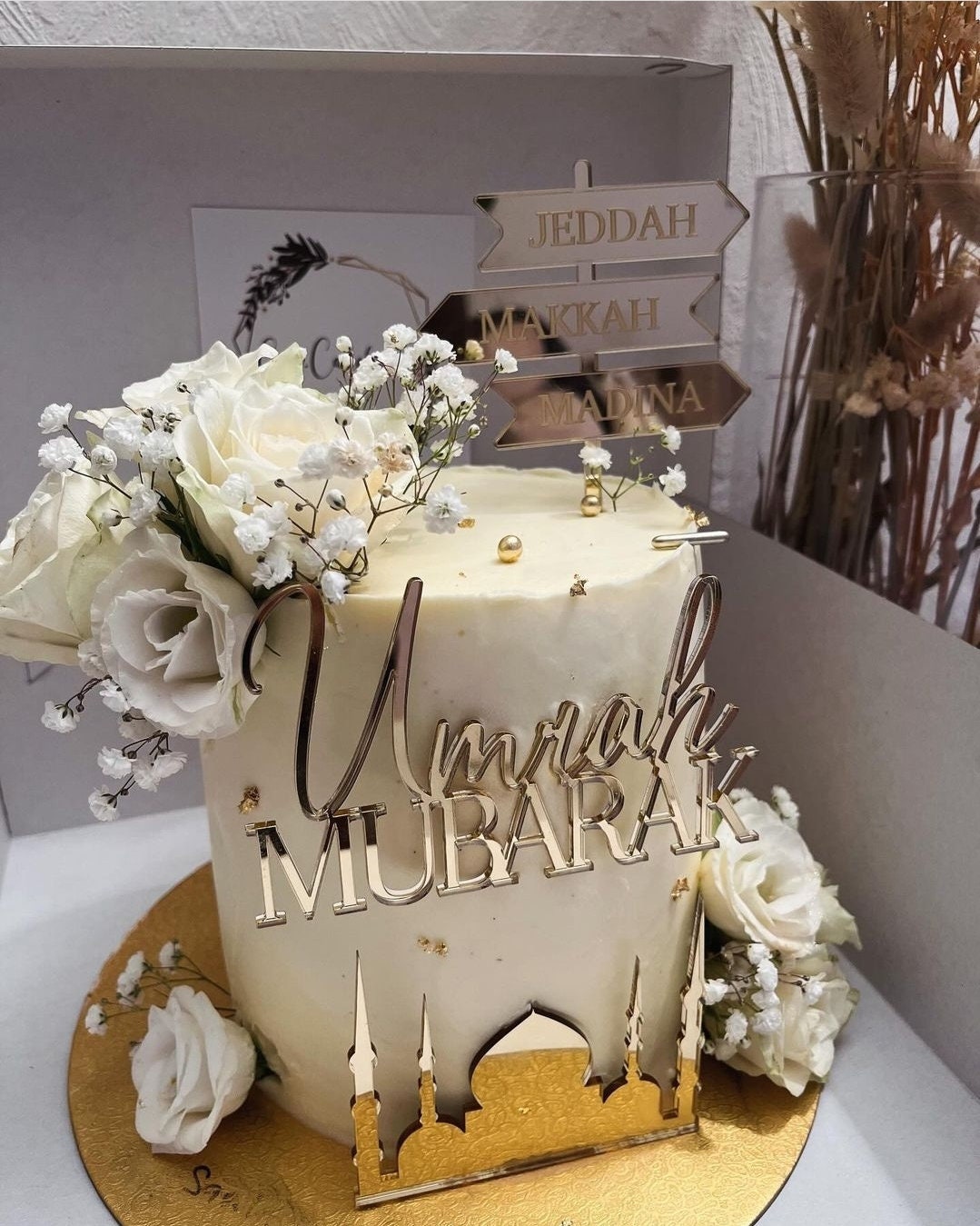 Umrah Mubarak Caketopper Set - Umrah Mubarak - Caketopper - Umrah ...