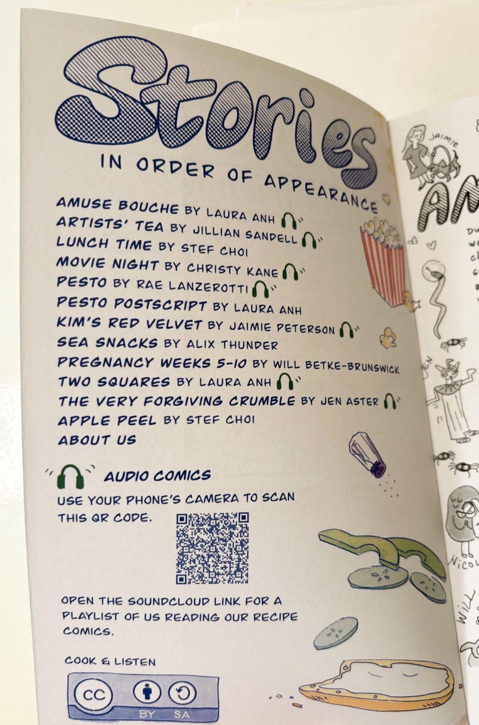 Cooking With Friends Comics With Recipes, Great Gift for Artists and ...