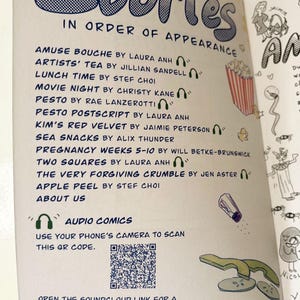 Cooking With Friends Comics With Recipes, Great Gift for Artists and ...