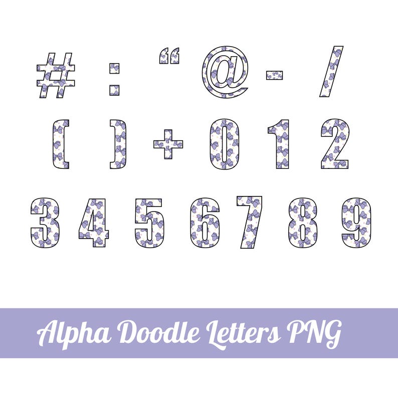 Cute Doodle Alphabet Png , Letters ,doodle Alphabet, Doodle Sublimation ...