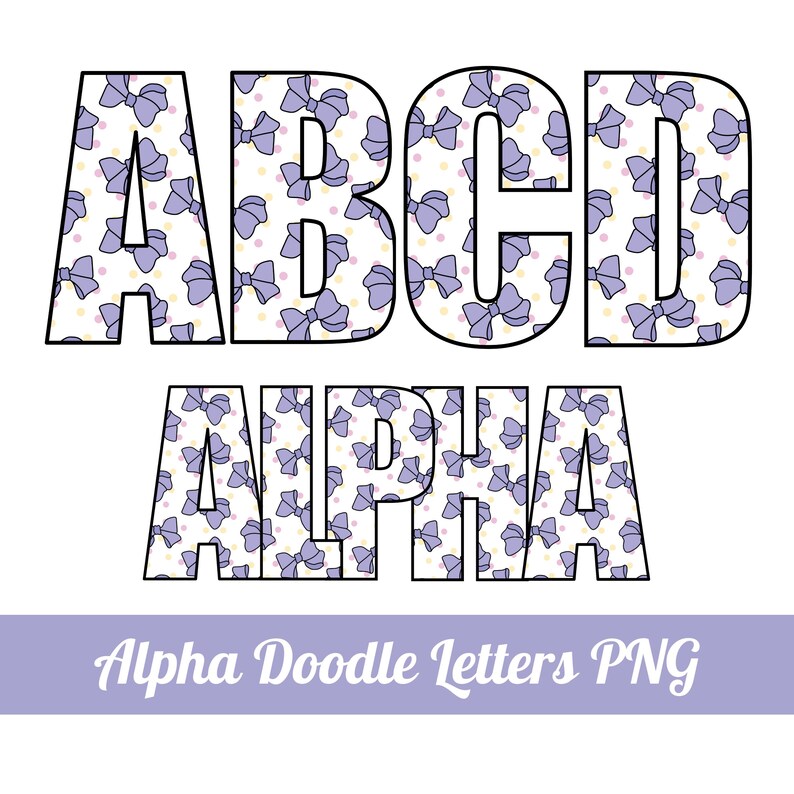 Cute Doodle Alphabet Png , Letters ,doodle Alphabet, Doodle Sublimation ...