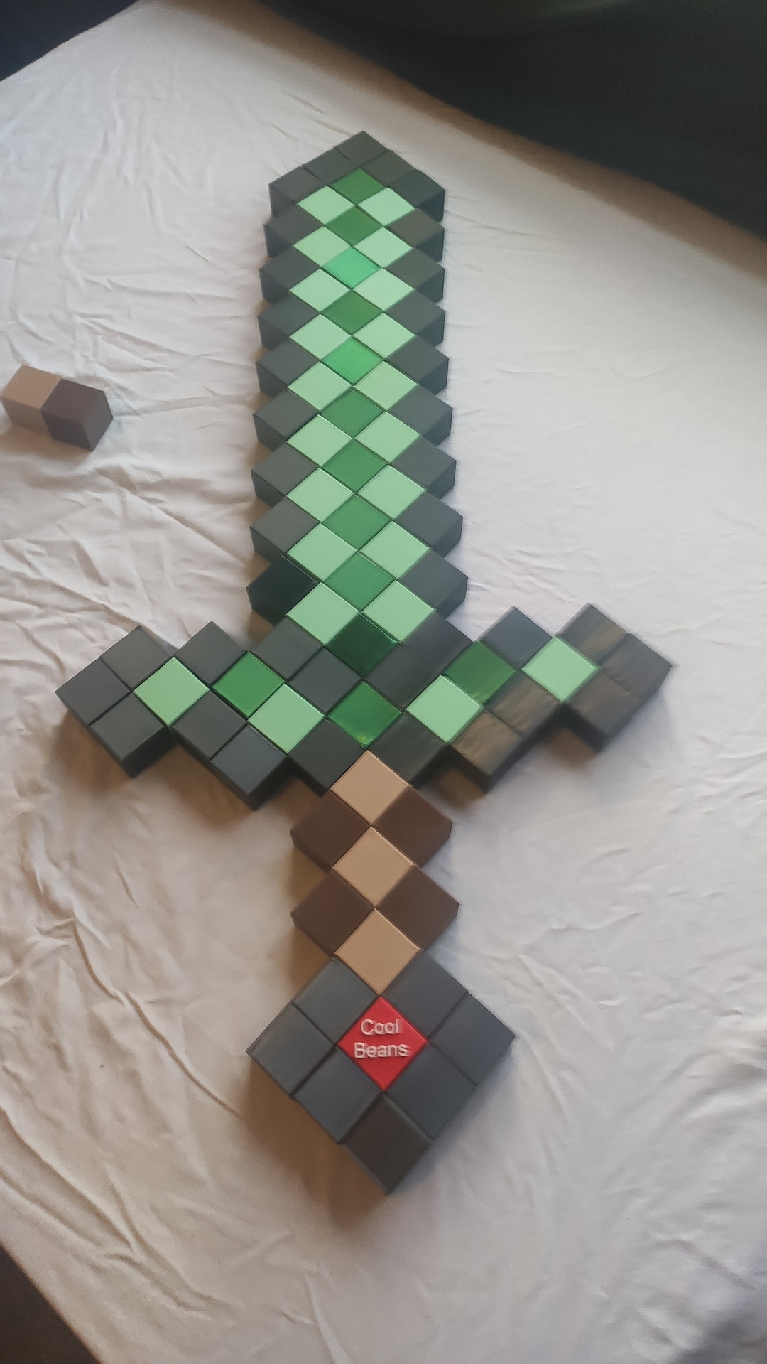 Minecraft Style Diamond Sword Blocks 3d Printed - Etsy Australia