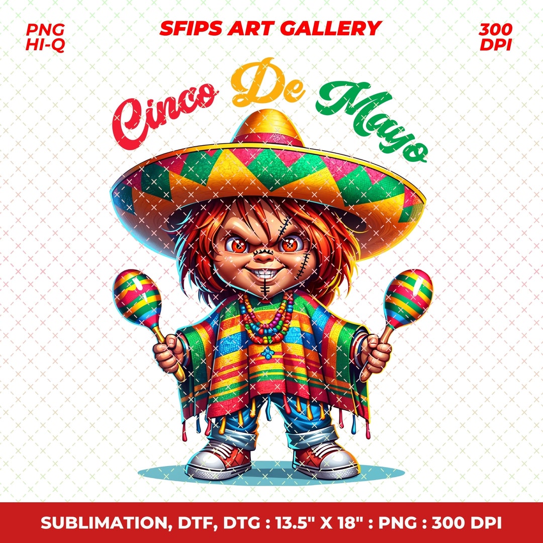 Horror Cinco De Mayo Png, Cinco De Mayo Png, Mexican Png, Killer ...