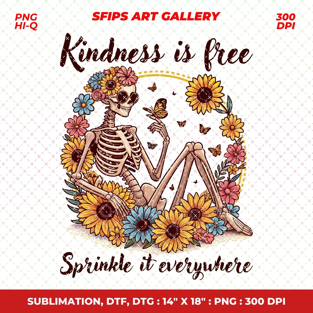 Kindness is Free Png, Sprinkle It Everywhere, Inspirational and ...