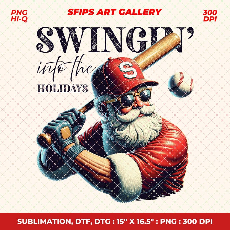 Baseball Christmas Svg - Etsy
