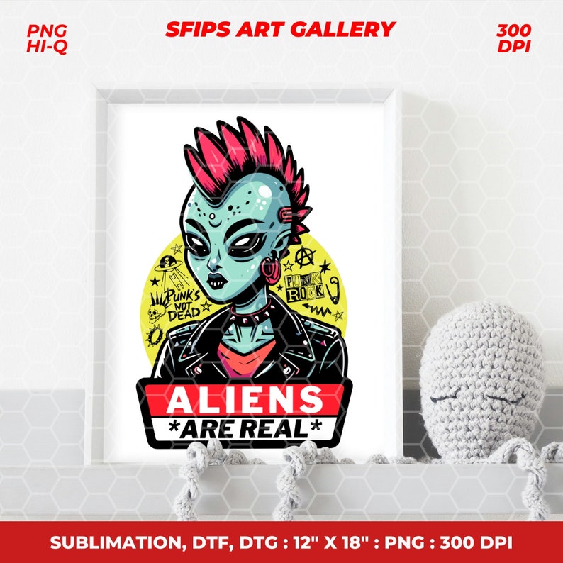 Alien PNG, Alien Tshirt Design, Aliens Are Real, Digital File PNG, PNG ...