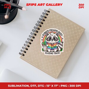 Always Freakin Busy Reading Trash PNG Trendy Cute PNG Reading Smut PNG ...