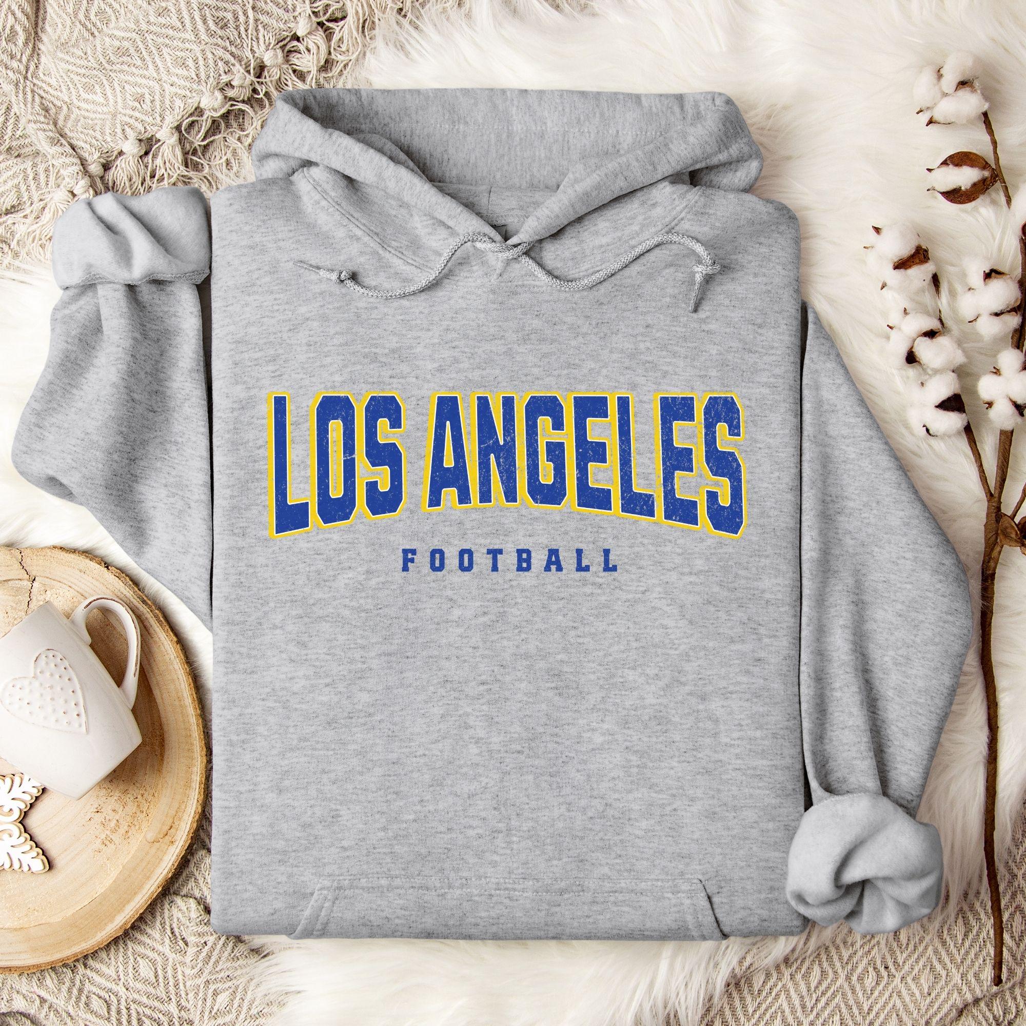 Vintage Ram Hoodie | Varsity Style Los Angeles Football Sweatshirt ...