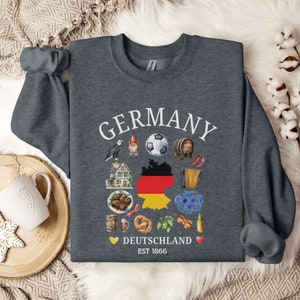 German Symbolic Sweatshirt - Deutschland Sweater, German Pride Shirt ...