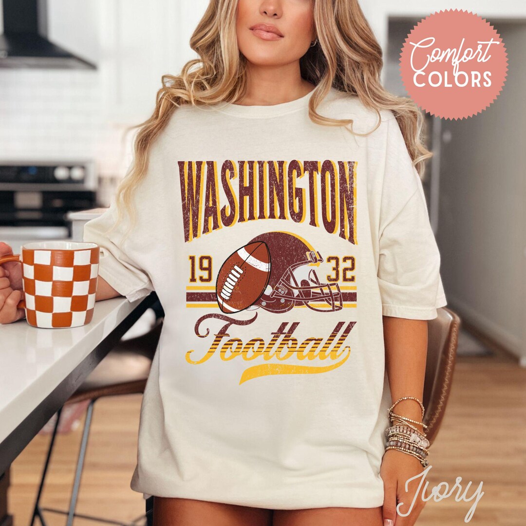 Retro Commanders Football Fan Gift Vintage Washington DC Comfort Colors ...