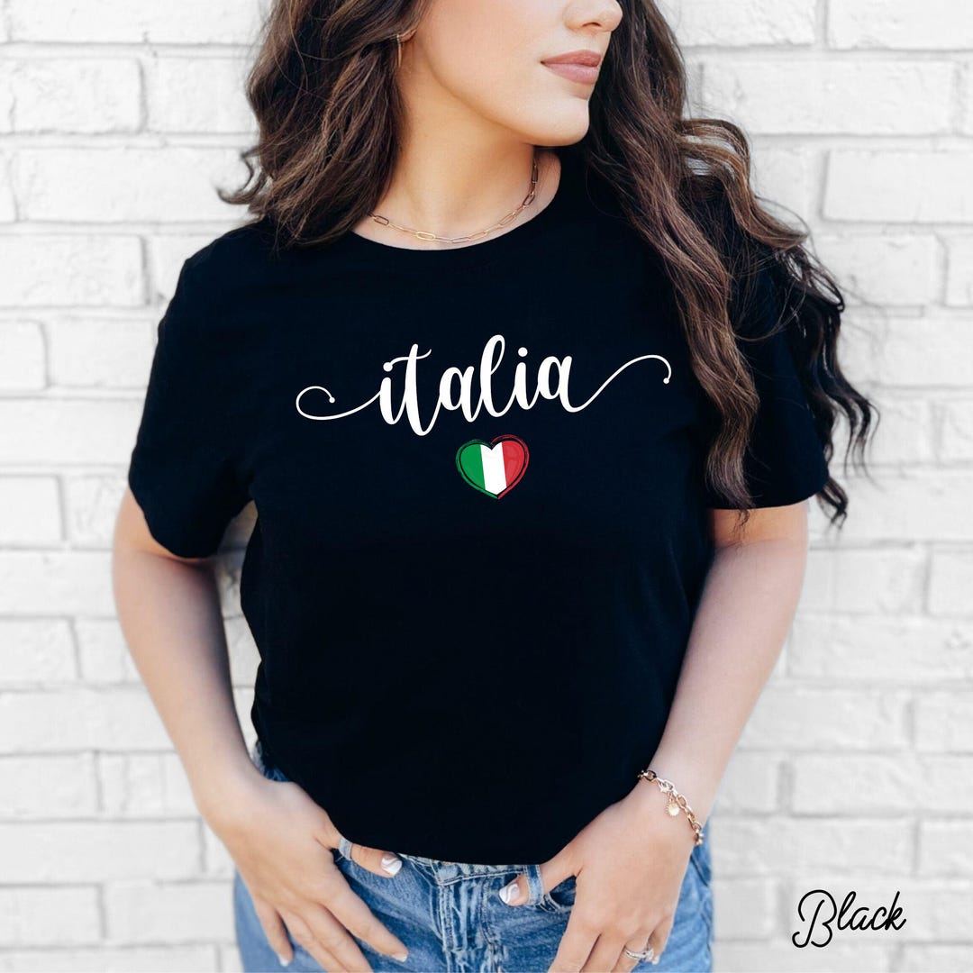 Italy Flag T-shirt - Italian Flag Pullover Shirt | Italy Trip Shirt ...