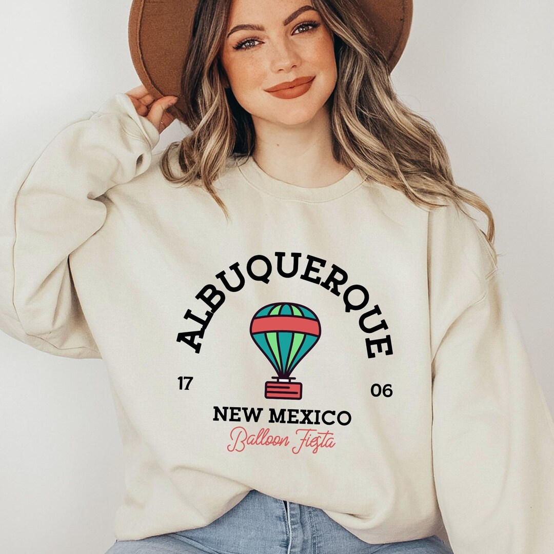 Albuquerque Hot Air Balloon Festival Sweatshirt, New Mexico Vintage ...