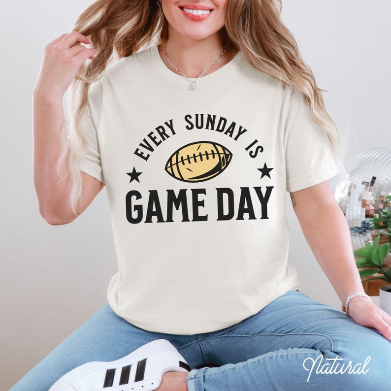 Retro Game Day Football Shirt | Game Day Vibes Tee | Vintage Football ...