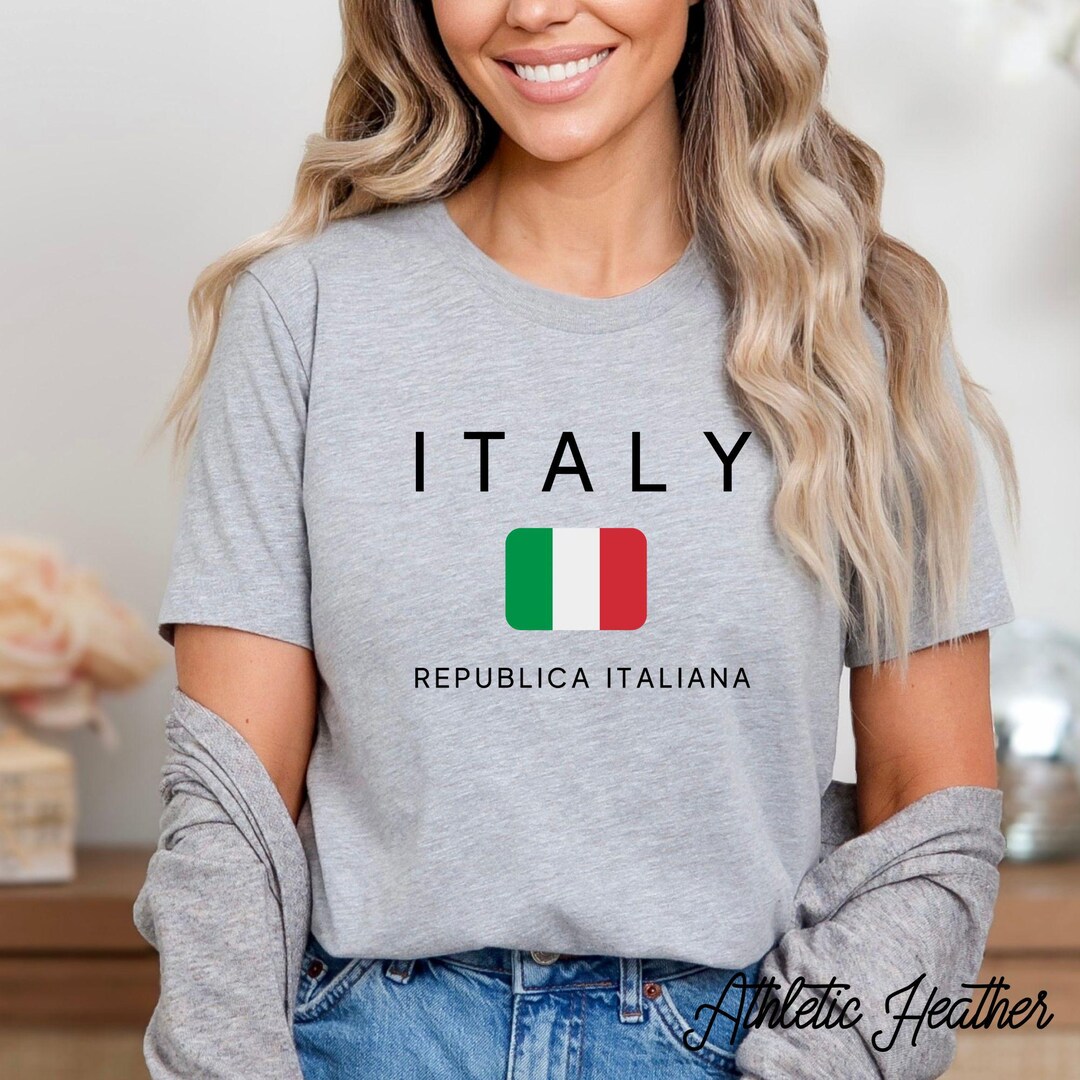 Italy Flag T-shirt - Italian Heritage Shirt for Travelers | Italy Trip ...