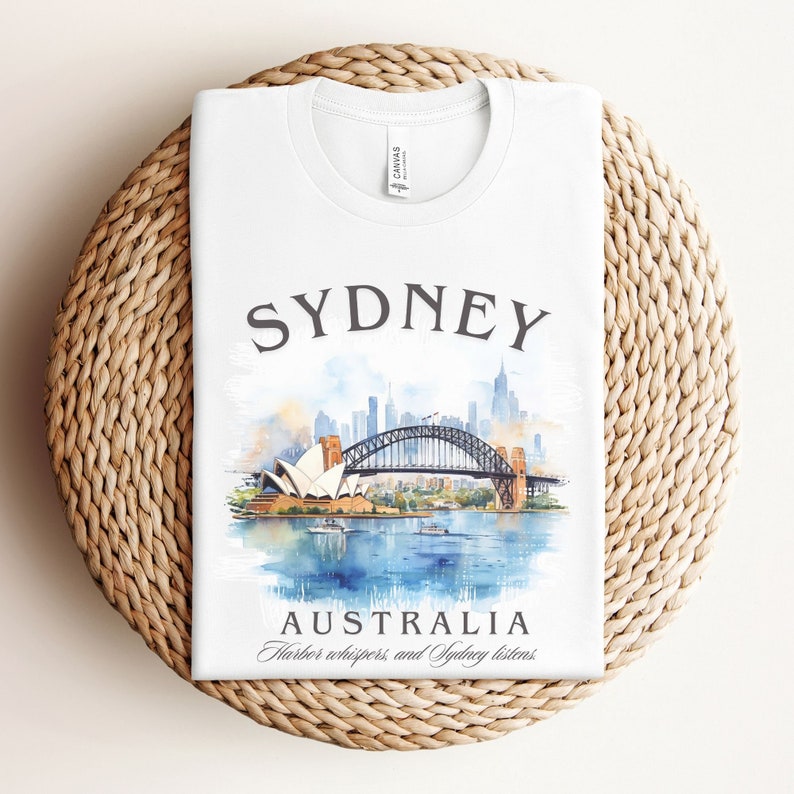 Sydney Opera House Crewneck Shirt, Australia Adventure Gift for Her ...
