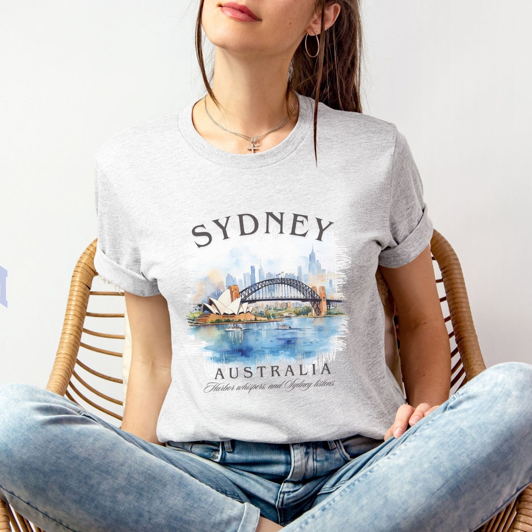 Sydney Opera House Crewneck Shirt, Australia Adventure Gift for Her ...