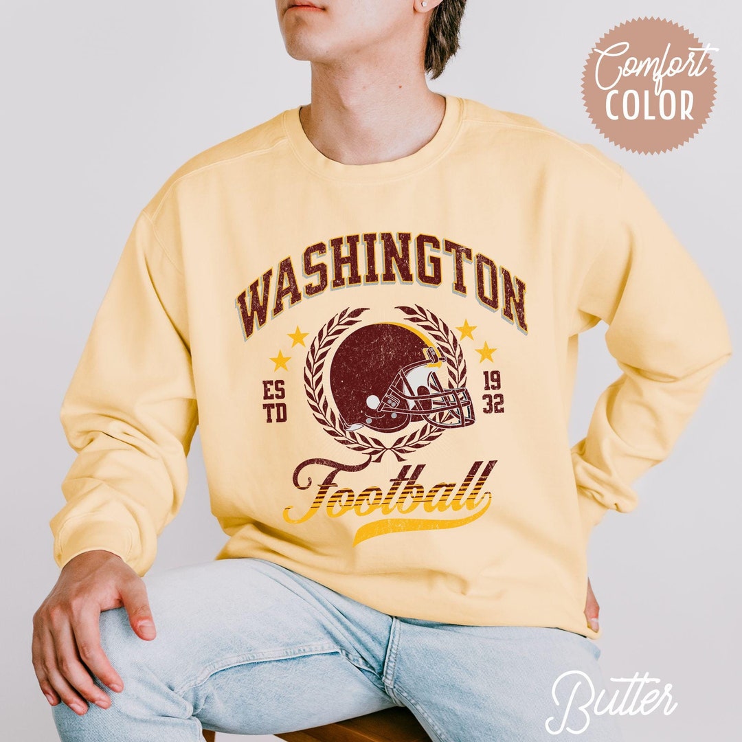 Retro Commanders Football Sweatshirt Comfort Colors Game Day Crewneck ...