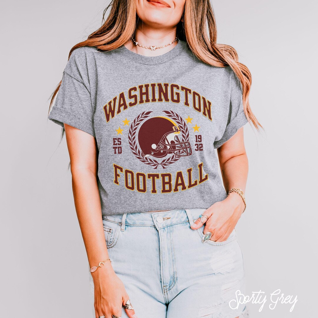 Vintage Commanders Football Shirt | Retro Washington Football Game Day ...