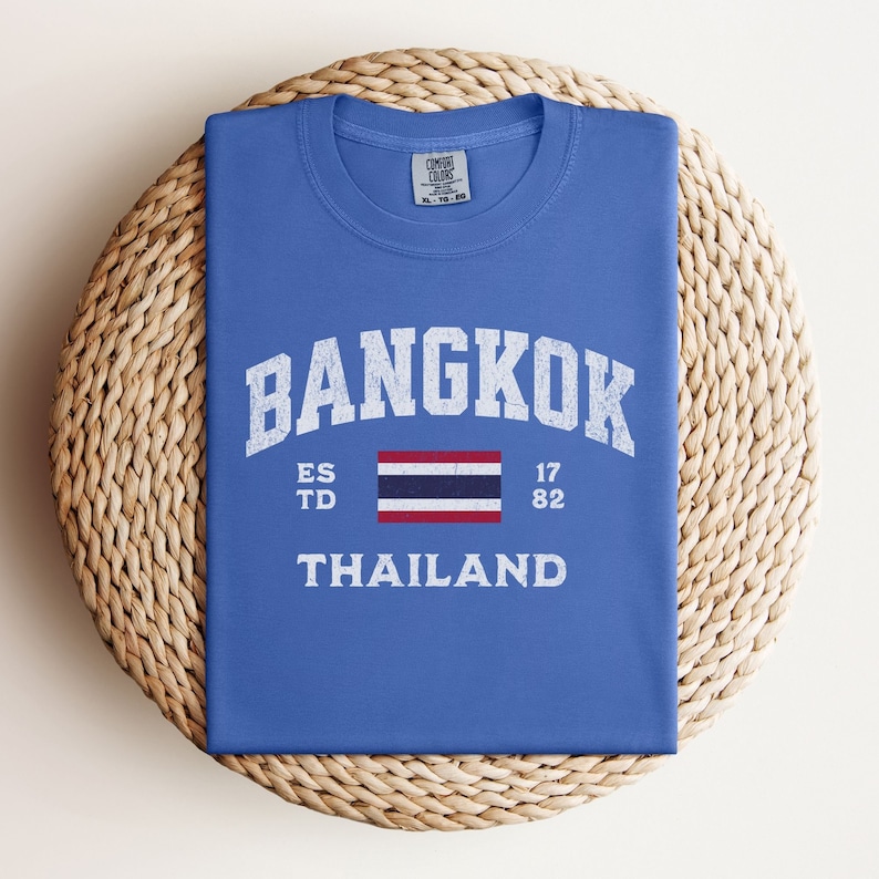 Bangkok Thailand Vacation Shirt, Land of Smiles Souvenir Tee , Comfort ...