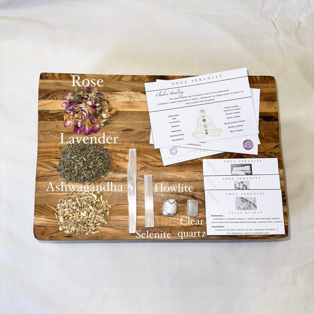 Chakra Healing Kit Crown Chakra Chakra Crystals Chakra - Etsy