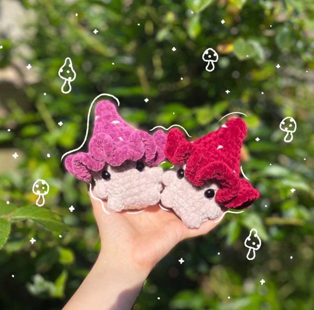 Mystical 'fancy Mushroom Boi' - A Whimsical Crochet Creation - Etsy