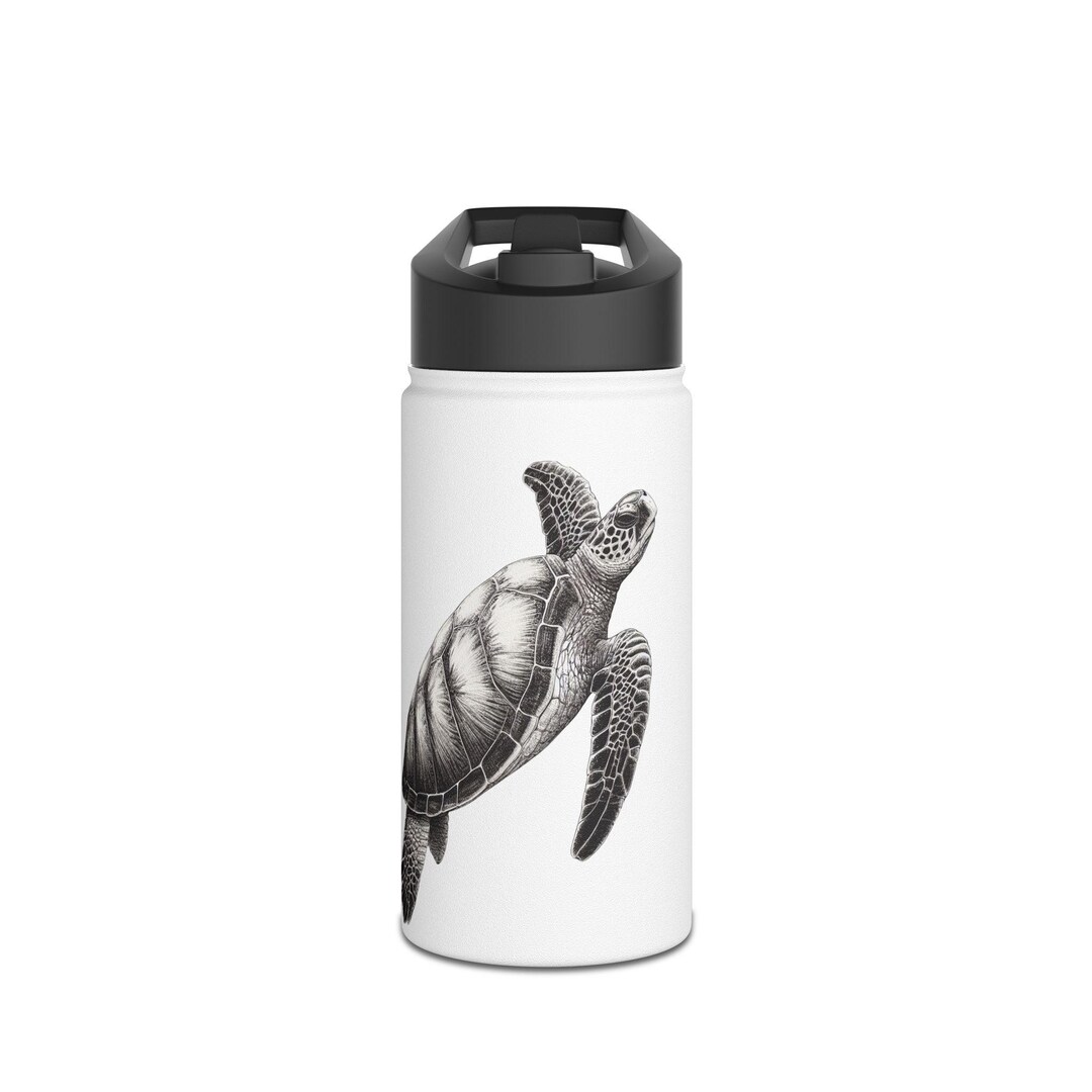 Ocean Collection: Sea Turtle Stainless Steel Water Bottle - Etsy