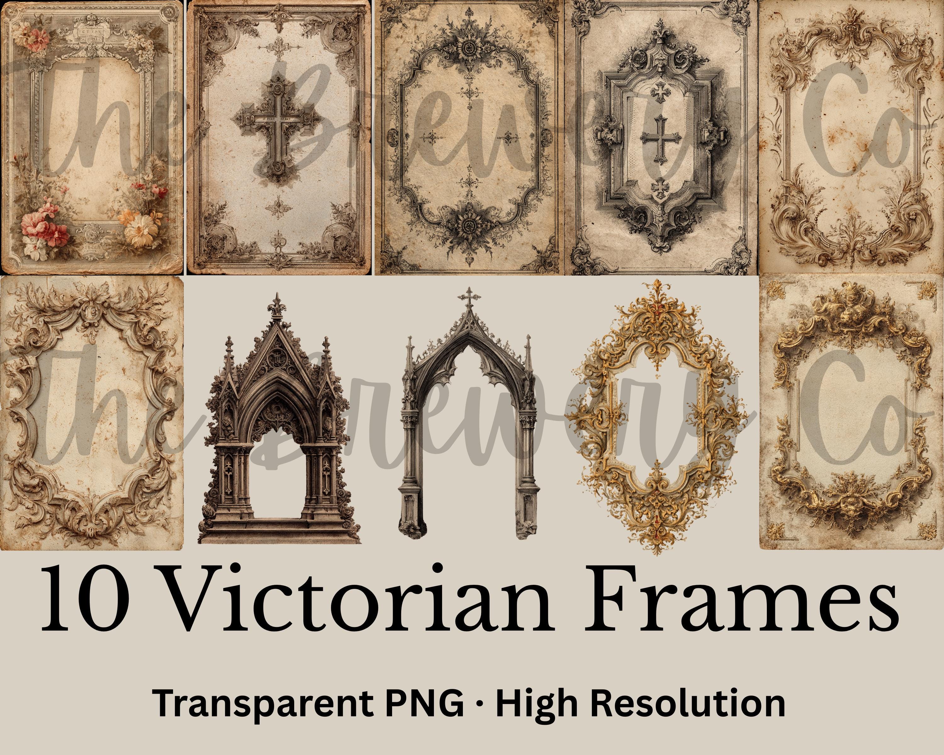 Vampire Valentine Clipart Bundle | Gothic Ephemera + Papers + Frames ...