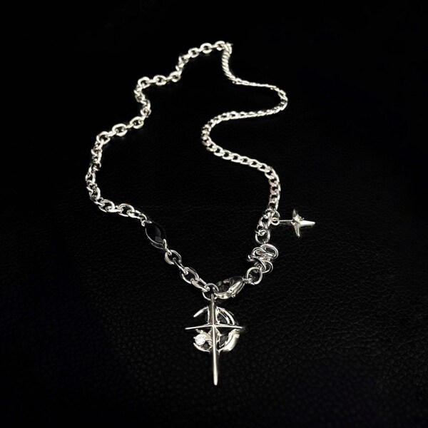 Punk Necklace - Etsy