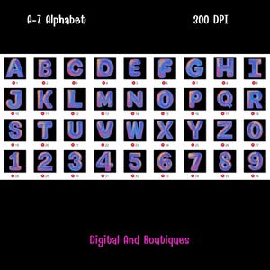 Disco Alphabet PNG, 3D Alphabet, Heatwave Alphabet, Clipart Letters ...