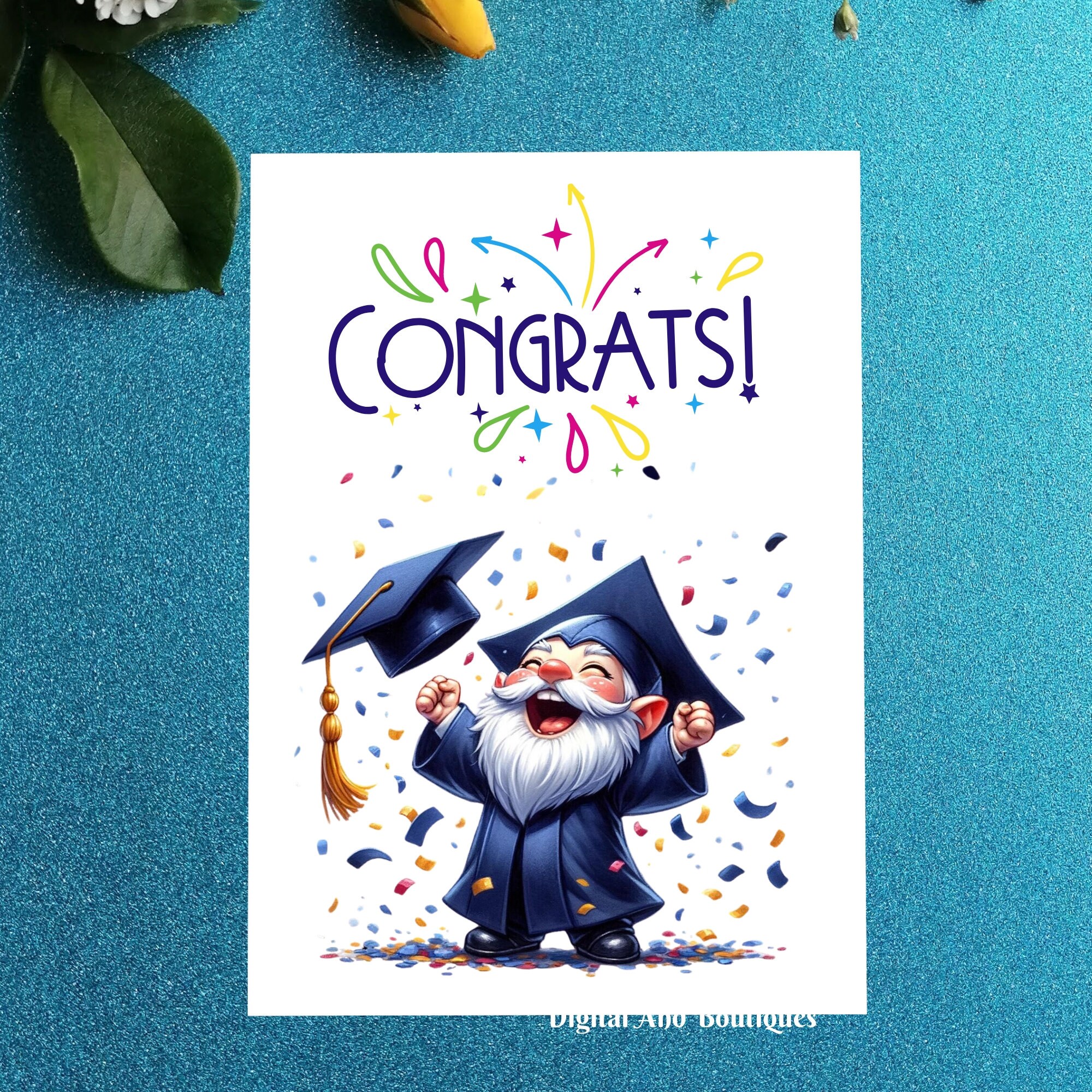 Graduation Gnome, Graduation Clipart, Graduation Ornament, Gnome ...