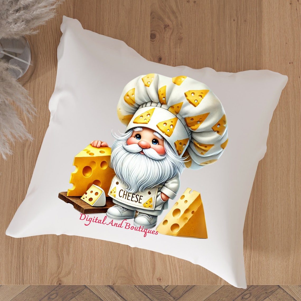 Cheese Gnome Clipart, Cheese Clipart PNG, Cheese Shop Decor, Chef Gnome ...