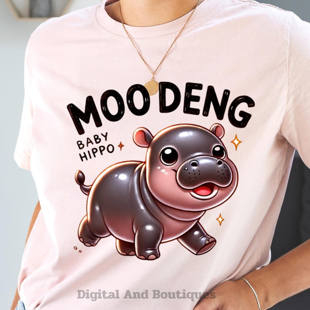 Moo Deng PNG, Bouncy Pig PNG, Thai Baby Hippo, Trending Thai Hippo ...