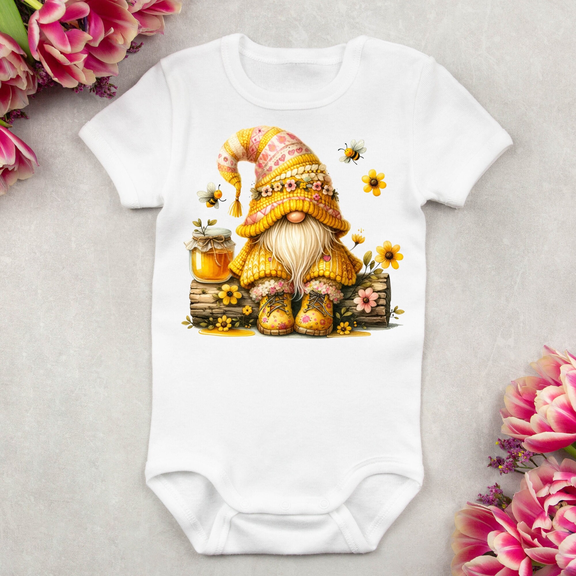 Bee Gnomes Clipart, Honey Bee Gnome Clipart, Honey Bee Clipart, Bee ...