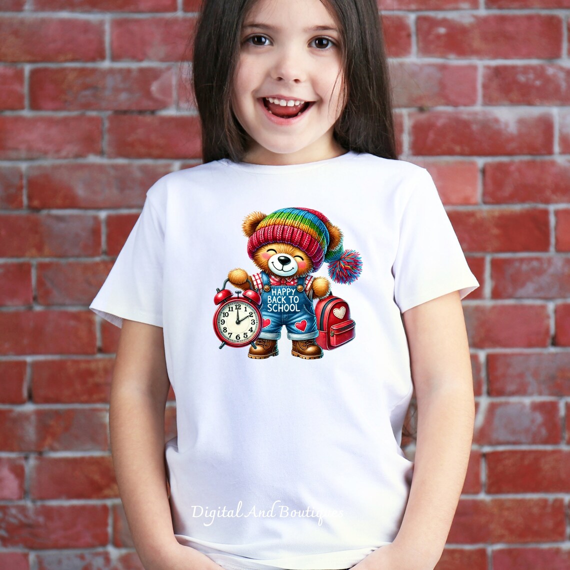 Teddy Bear Clipart, Back to School, Bear Clipart, Watercolor Teddy Bear ...