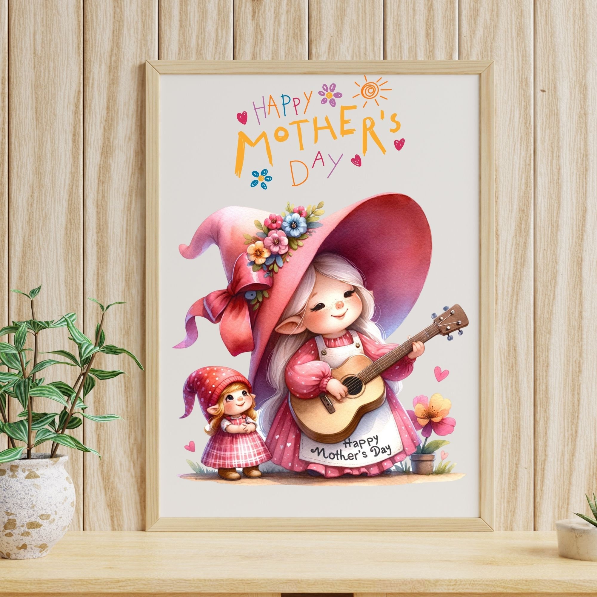 Mother's Day, Mother Gnome PNG, 24 Clipart Bundle, Mother Gnome, Mother ...