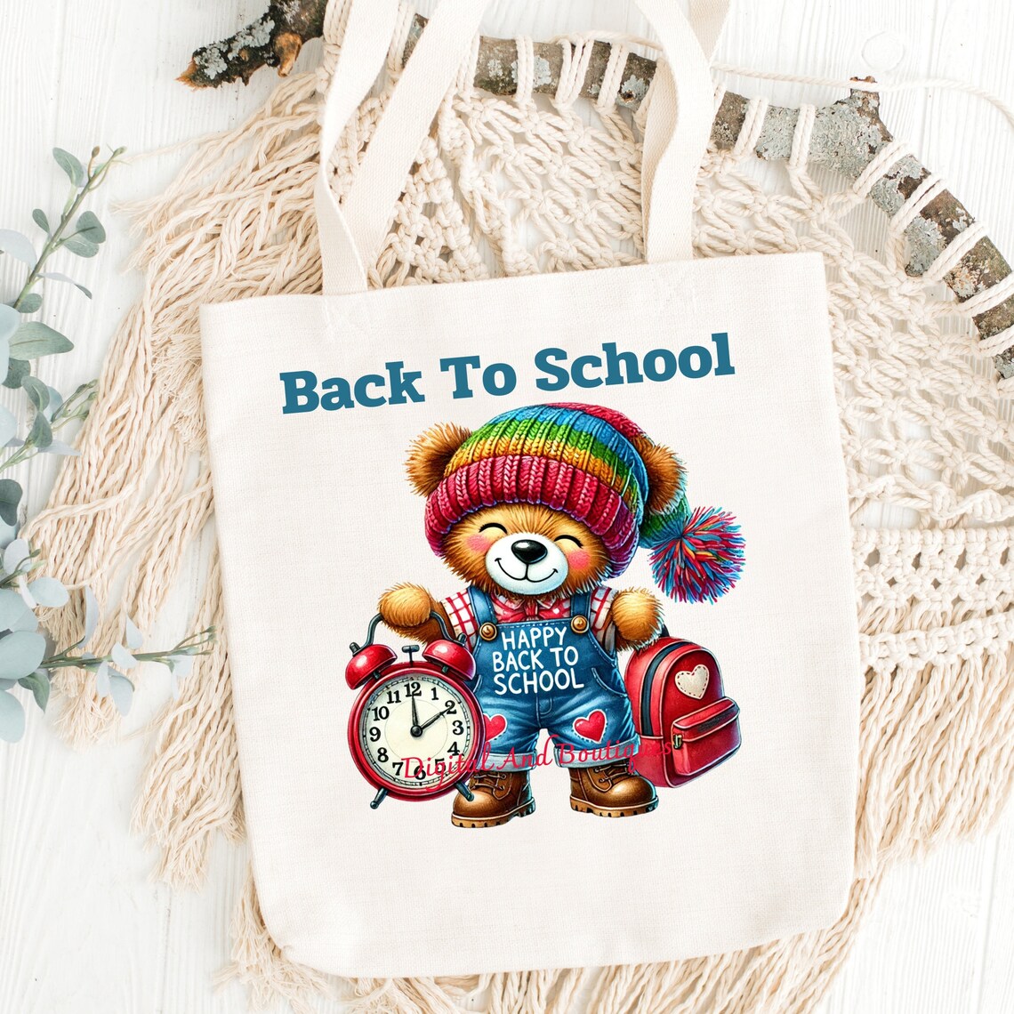 Teddy Bear Clipart, Back to School, Bear Clipart, Watercolor Teddy Bear ...