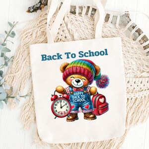 Watercolor Teddy Bear Clipart: Back to School PNG (digital Download) - Etsy
