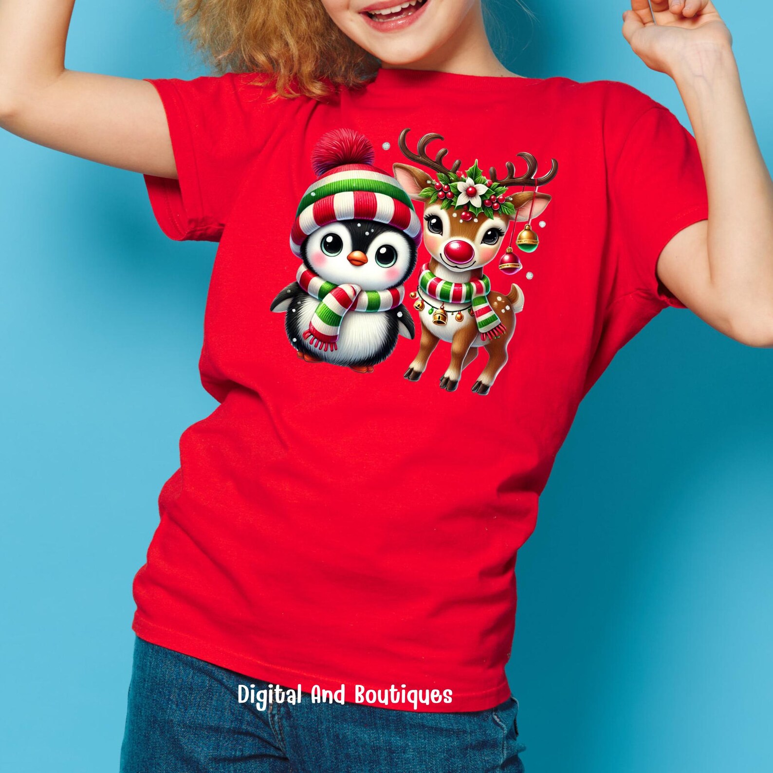 Winter Penguin Clipart PNG, Christmas Penguin Clipart, Christmas Decor ...