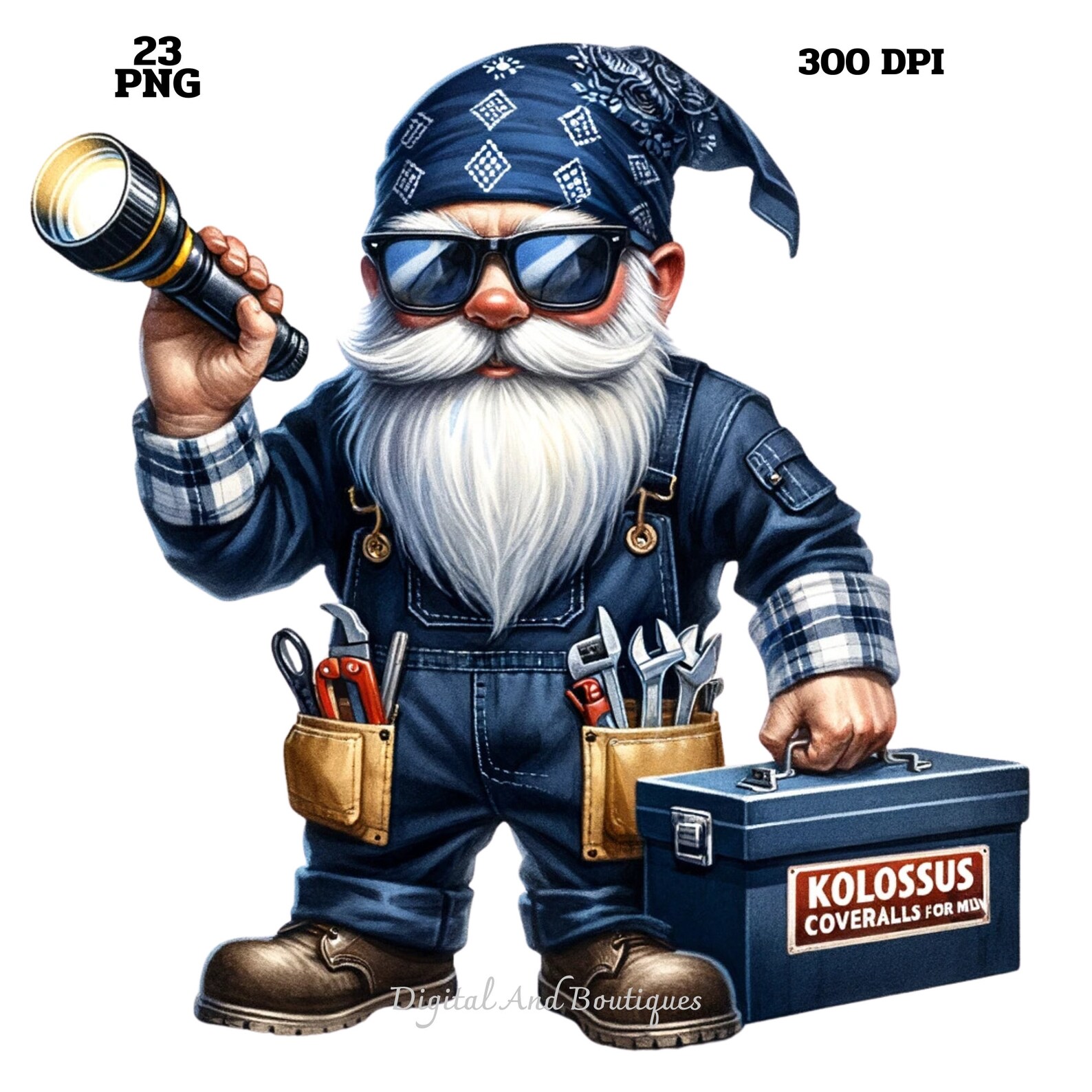 Mechanic Gnome Clipart, Gnome Repairman PNG, Workshop Gnome Designs ...