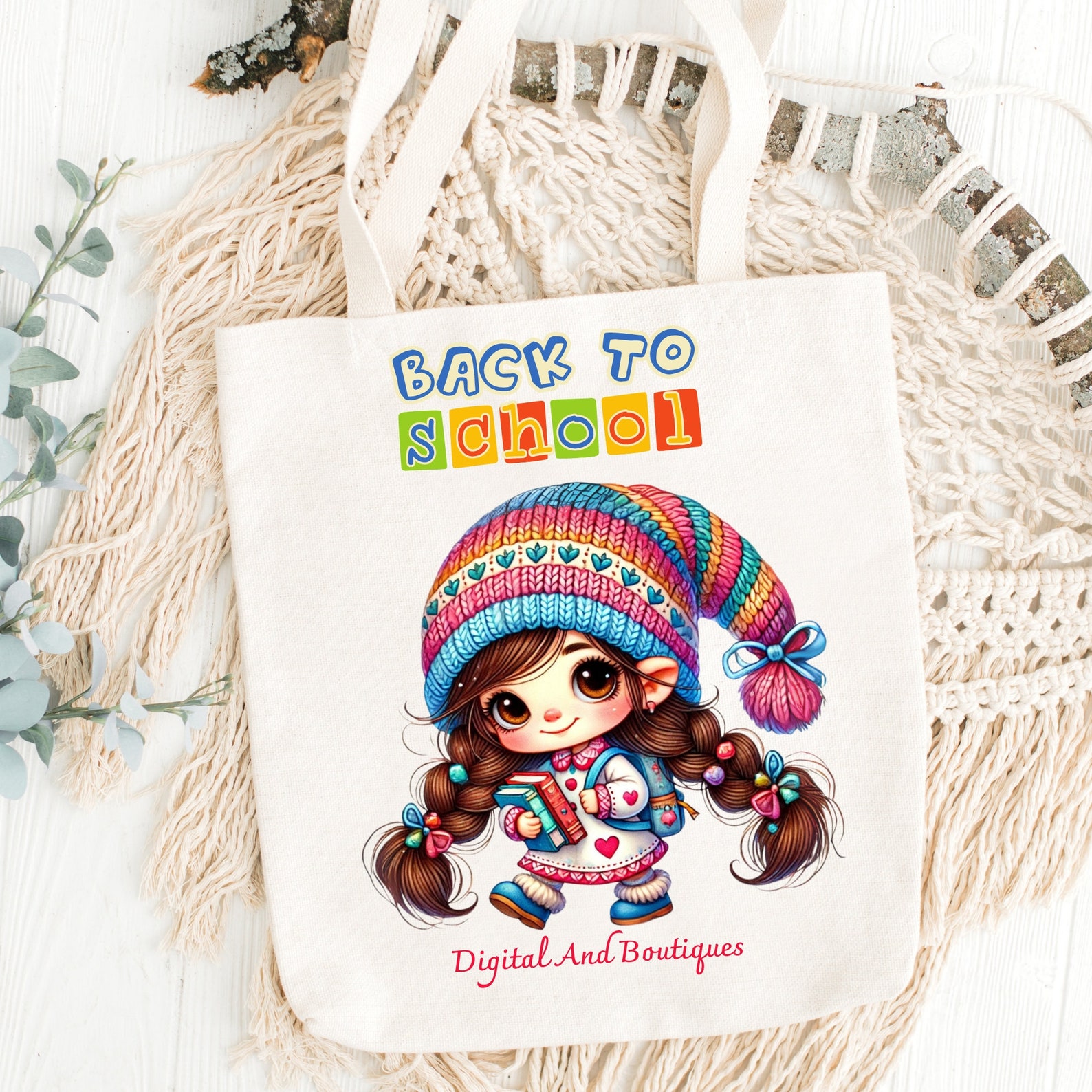 Back to School Gnome, Back to School Clipart PNG, Classroom Decor ...