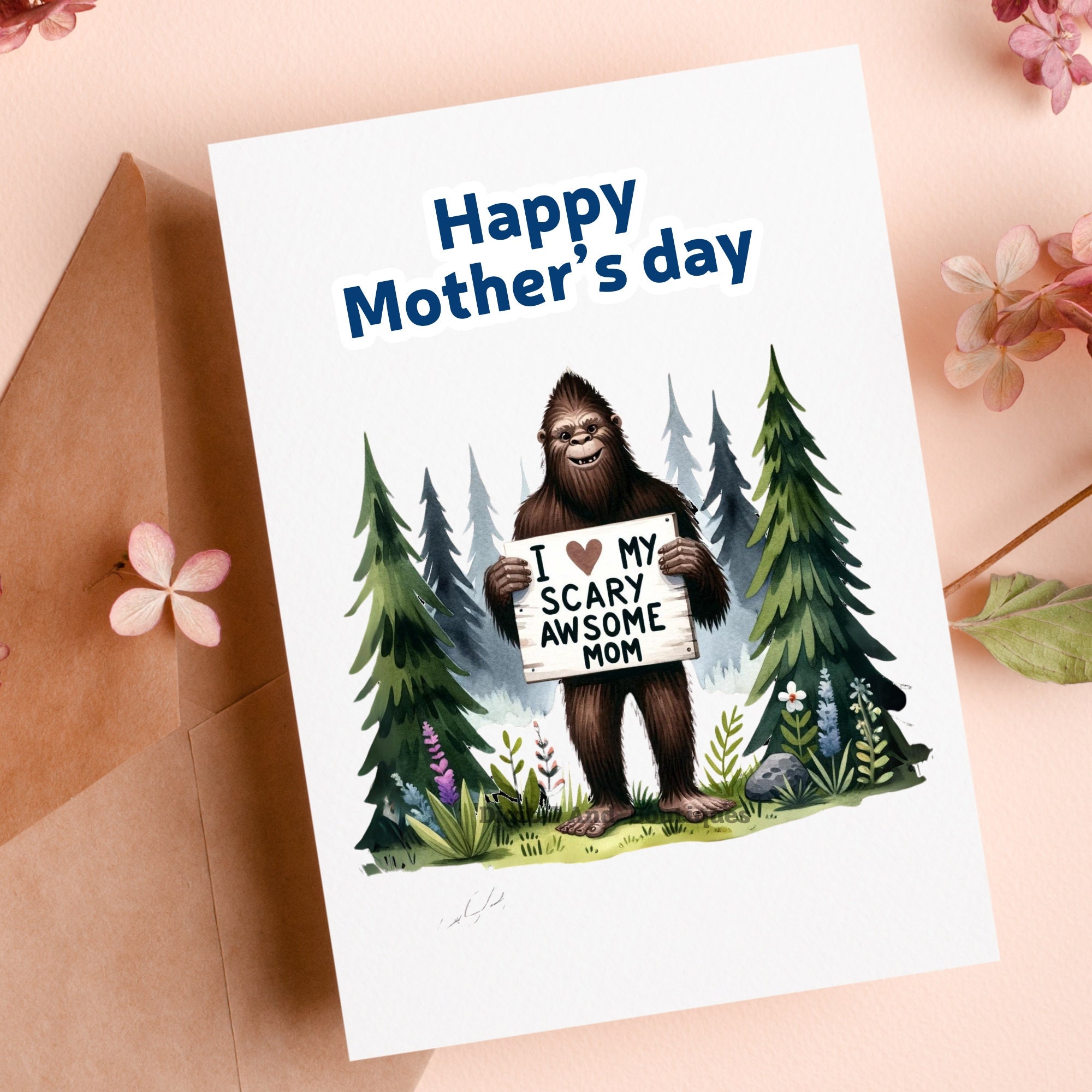 Funny Bigfoot Mother S Day Bigfoot Mom Png Bigfoot Clipart Mother S