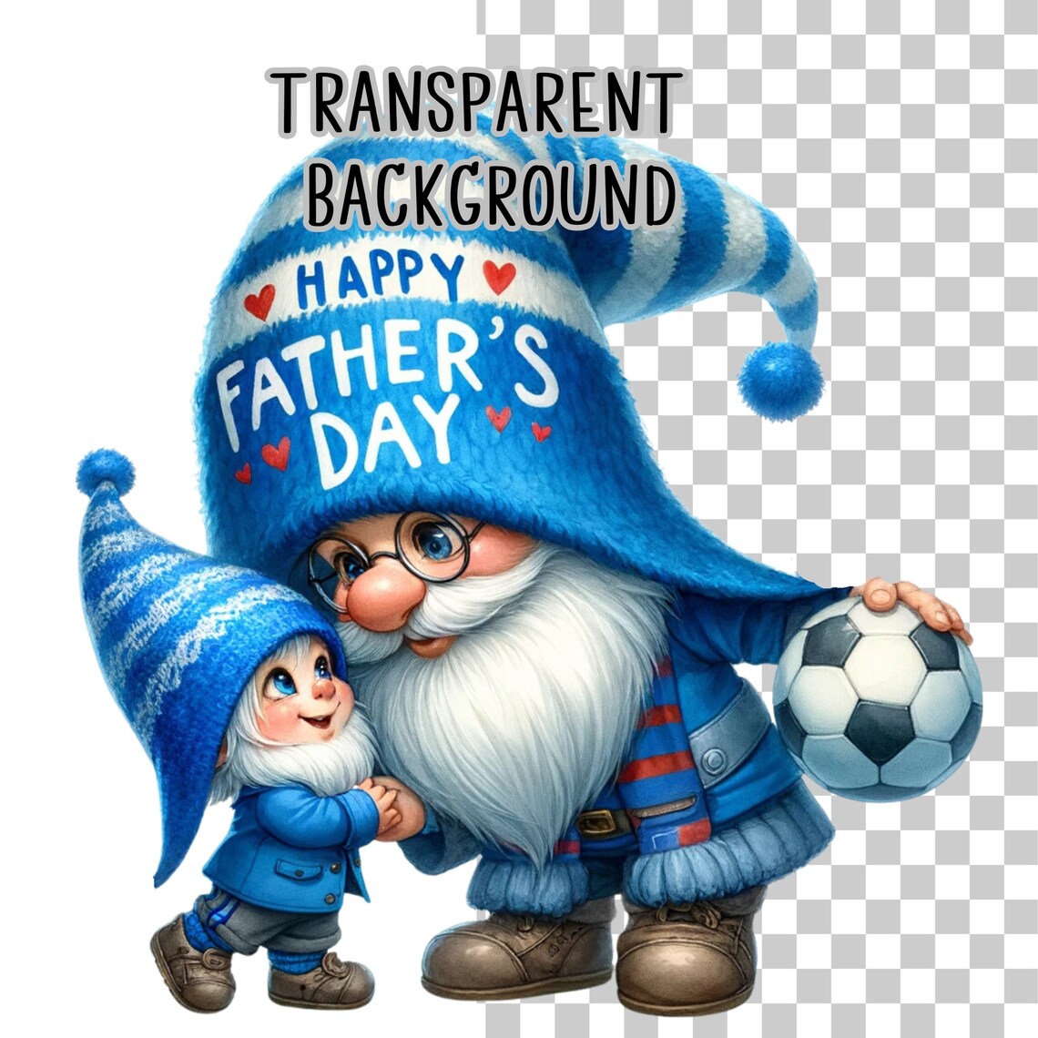 Father's Day, Father Gnome PNG, Father Kids Clipart, Dad Gnome, Father ...