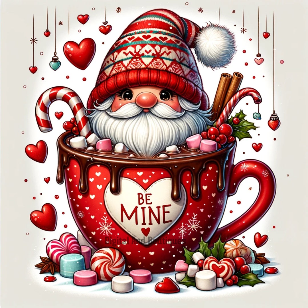 Valentine Chocolate Gnome Clipart,18 PNG Transparent Background ...