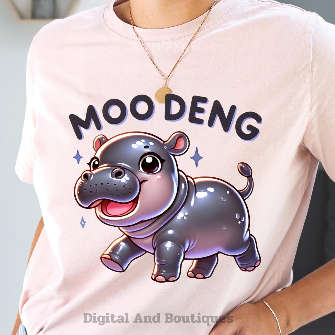 Moo Deng PNG, Bouncy Pig PNG, Thai Baby Hippo, Trending Thai Hippo ...
