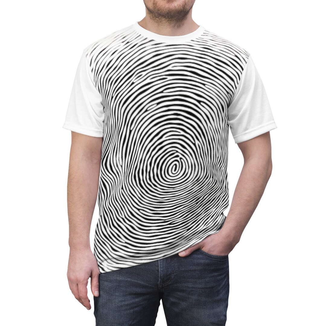 You've Been Fingerprinted Tee Unisex Cut & Sew T-shirt - Etsy